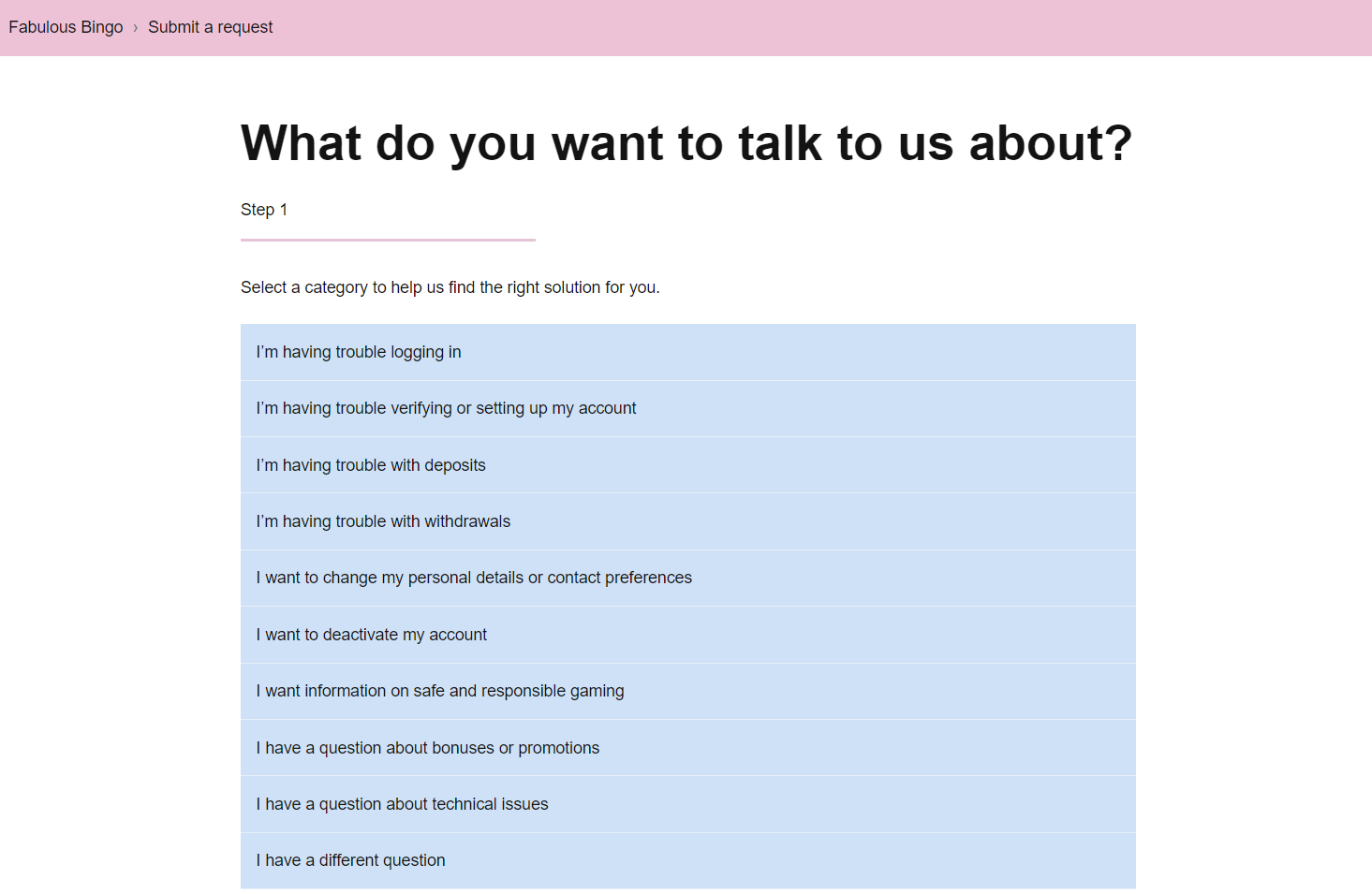 How can I give feedback? – Fabulous Bingo